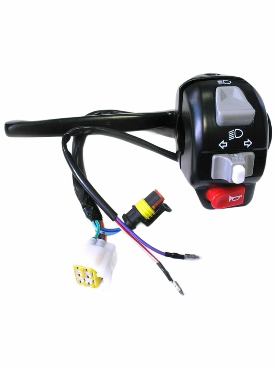 Блок переключателей рулевой левый в сборе, скутер Stels Vortex 50, 40500BM0T002 (item:250)