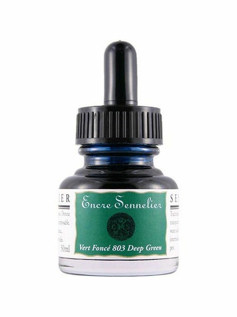 Sennelier Тушь зеленый темный 30 мл