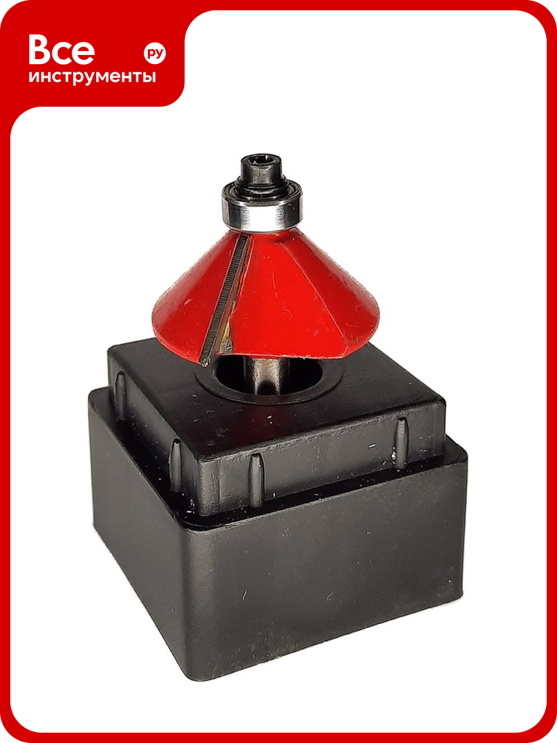 Фреза по дереву кромочная конусная Sinica 45 6х31.5, посадочный диаметр 6мм 100039, из высококачественной