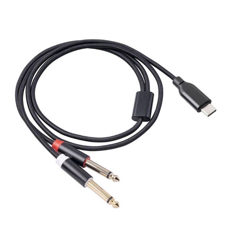 USB-C на 6.35 мм Y-кабель для колонок