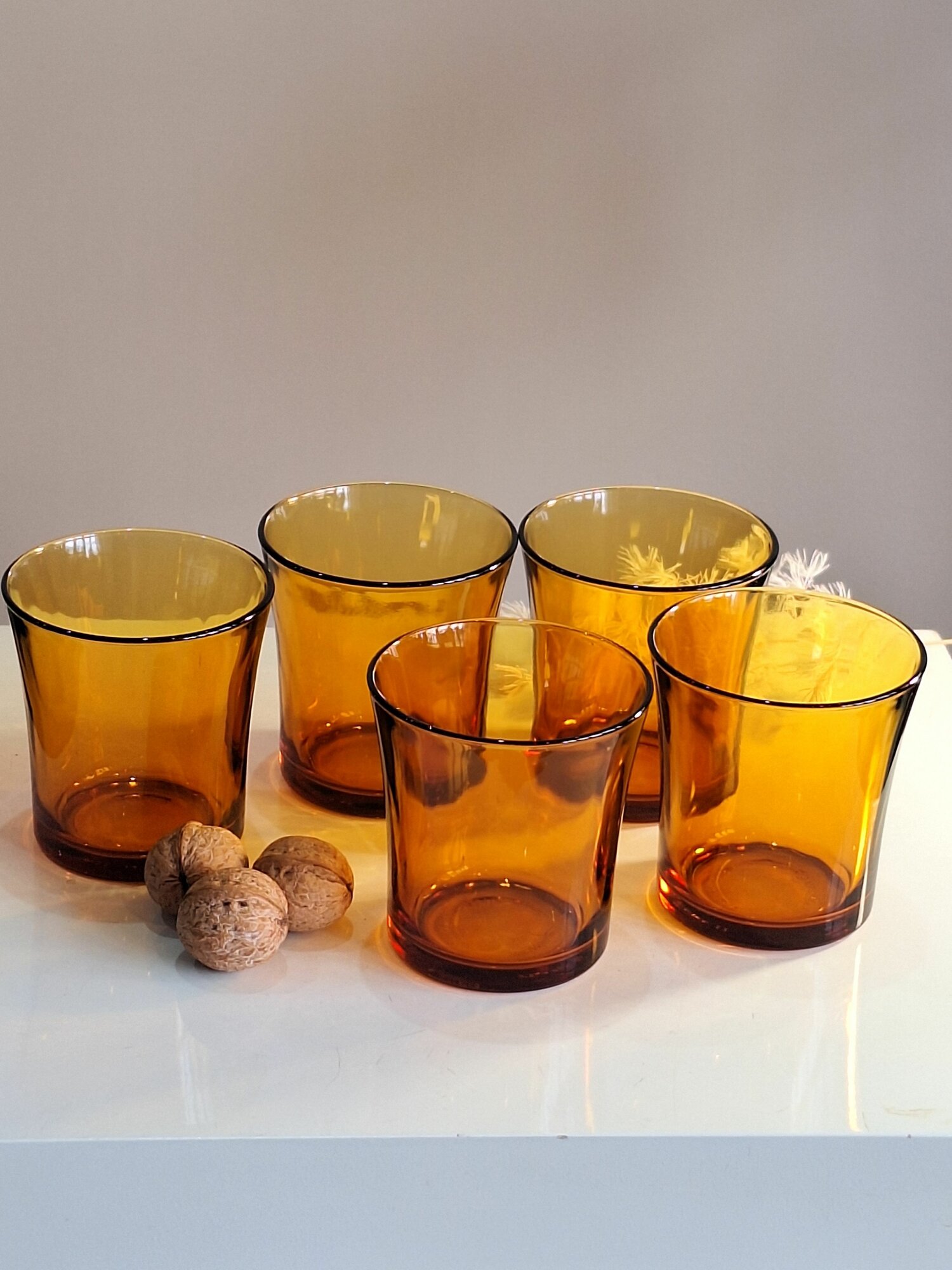 Винтажные бокалы Duralex 200 мл. 5 шт. Франция