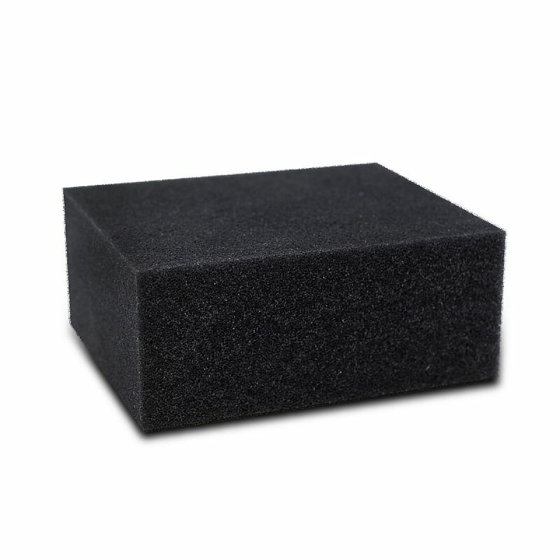 Губка черная химостойкая 120x100x50 мм GRASS IT-0453