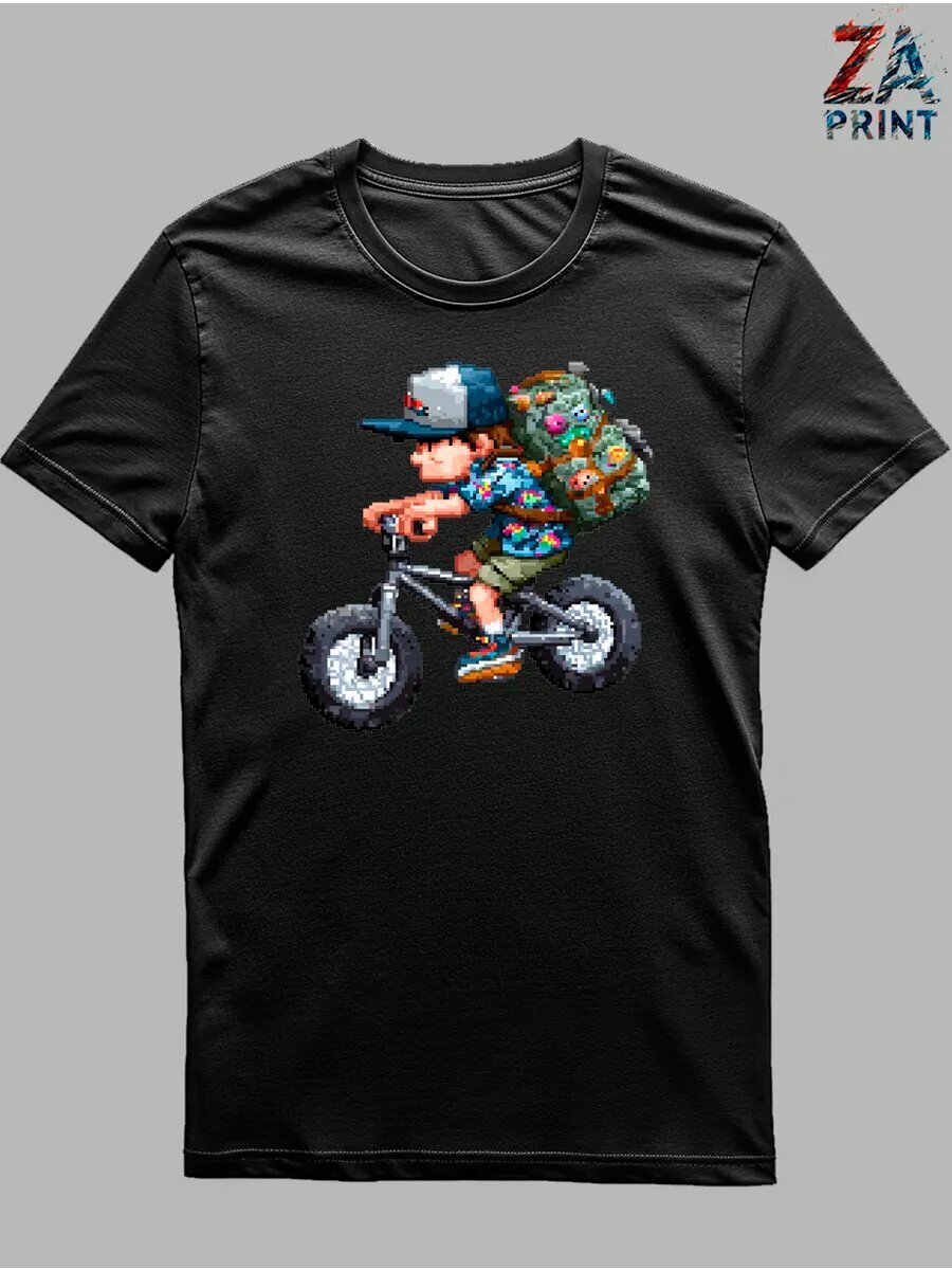 Футболка 8 бит принт велик