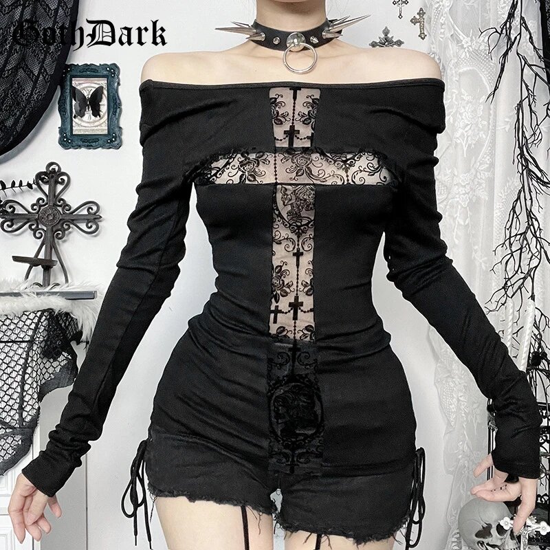 Футболка Goth Dark, 1 шт., размер 40-44 — фото 1