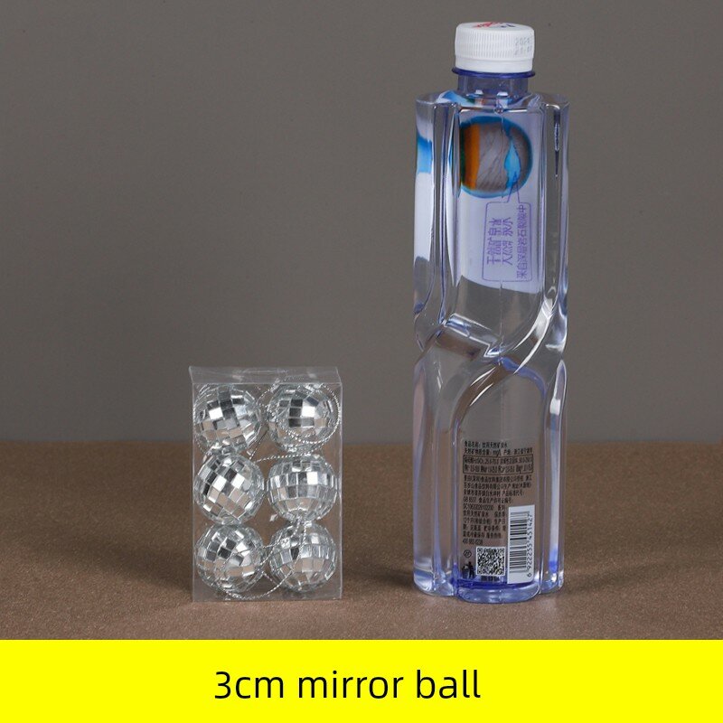 Зеркальный шар для свадебной лазерной дискотеки, отражающий свет, декоративный серебряный шар, диско-шар, реквизит для