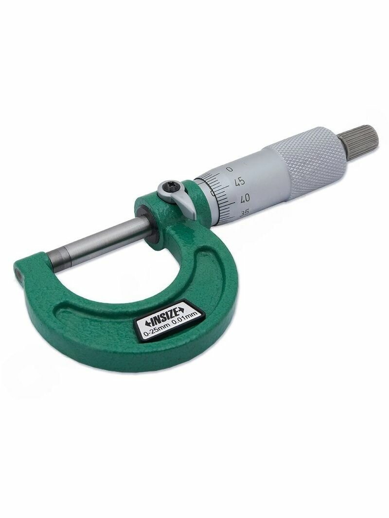 Микрометр механический гладкий МК 0-25 мм, 0,01 мм, 3203-25А INSIZE