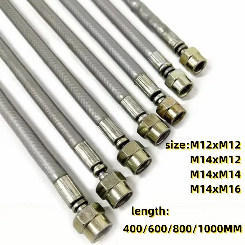 Дизельная труба высокого давления 600х400 мм для испытательного стенда Common Rail 400mm M14xM12