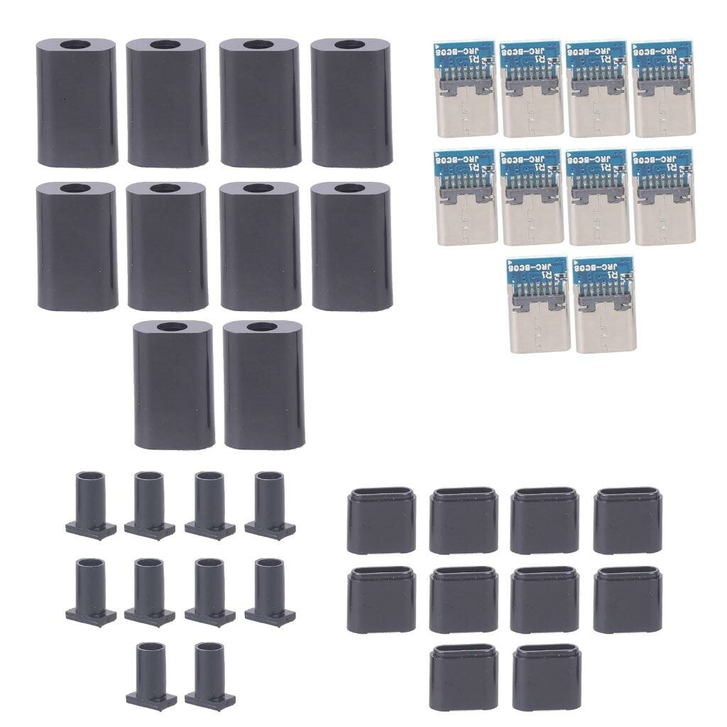 Прочный разъем Type-C 14 контактов с 4 точками пайки для USB 3.1 Type-C, - C