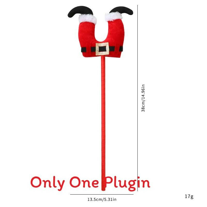 Елочная фигурка эльф нога мягкая декорация с праздничной тематикой для сезонных украшений елки пожилой