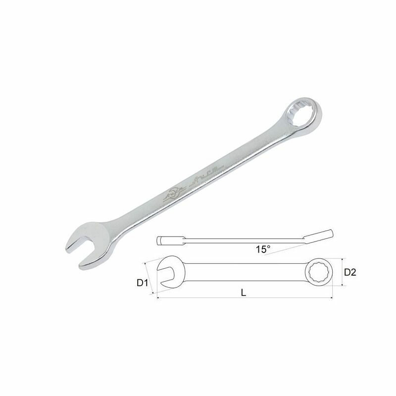 Ключ гаечный комбинированный 17 мм AIST 0-CU020-12 рожково-накидной 17мм