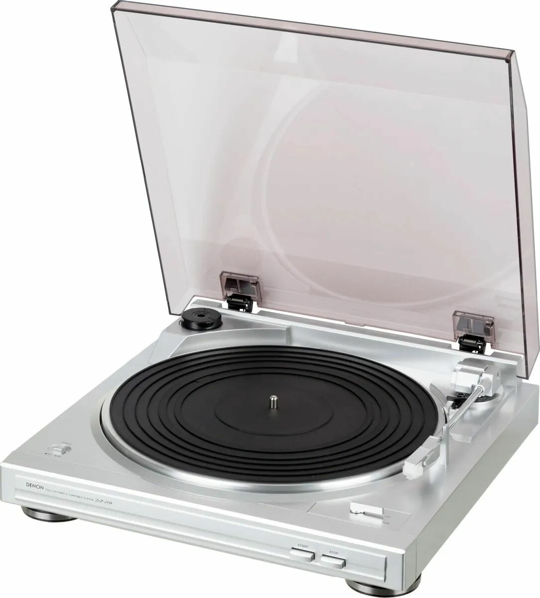 Виниловый проигрыватель Denon DP-29F, полностью автоматический, серебристый dp29fe2