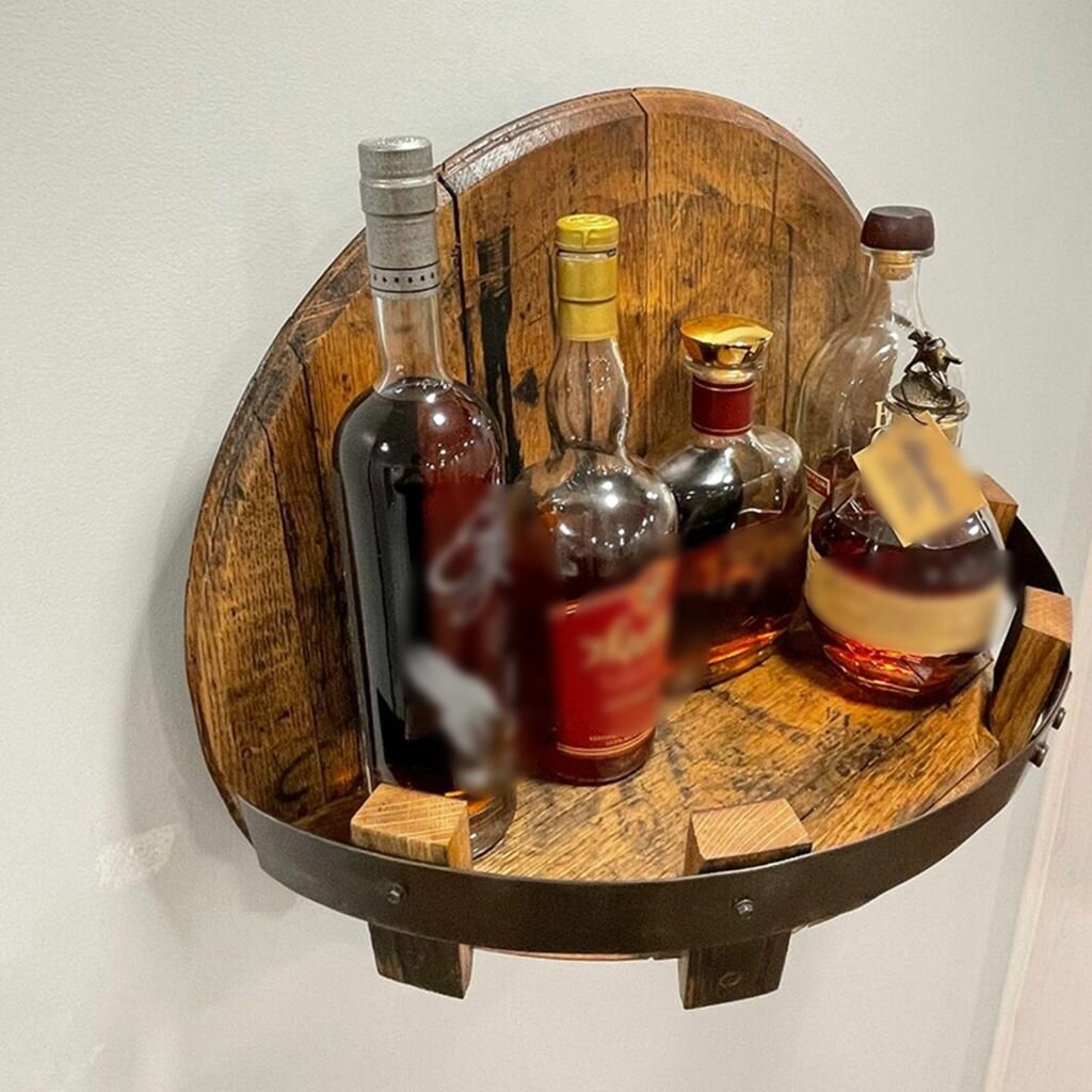 Настенная винная полка