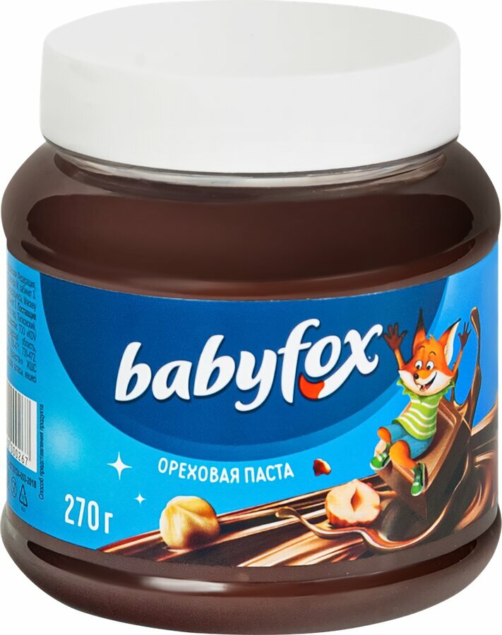 Паста BABYFOX Шоколадно-ореховая (Россия) 270г