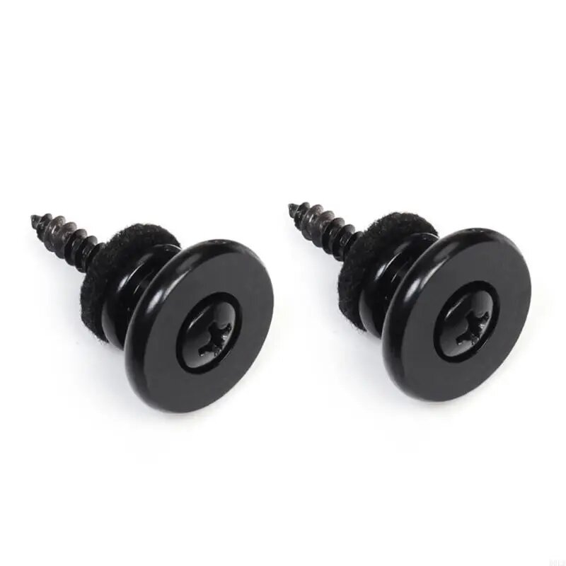 Металлические зажимы для гитарного ремня Black