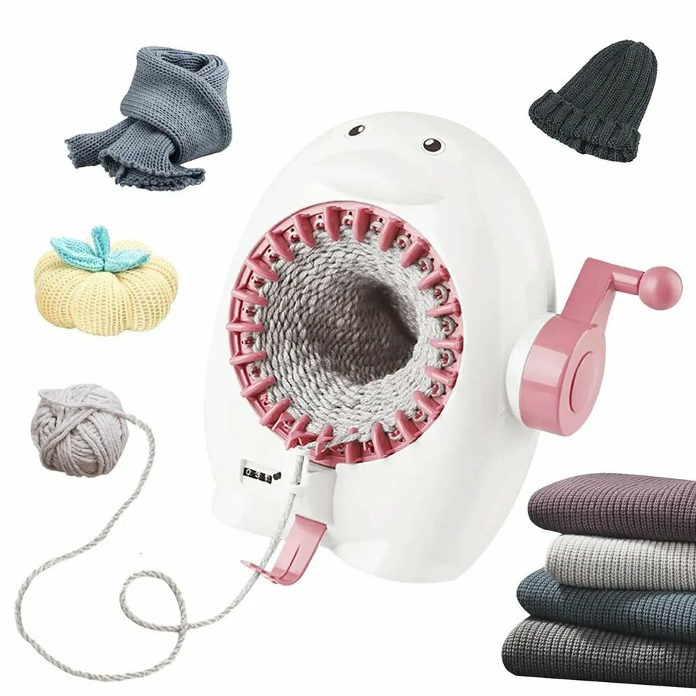 Вязальная машина, вязание свитеров, шарфы, шапки и носки своими руками, 22 иглы