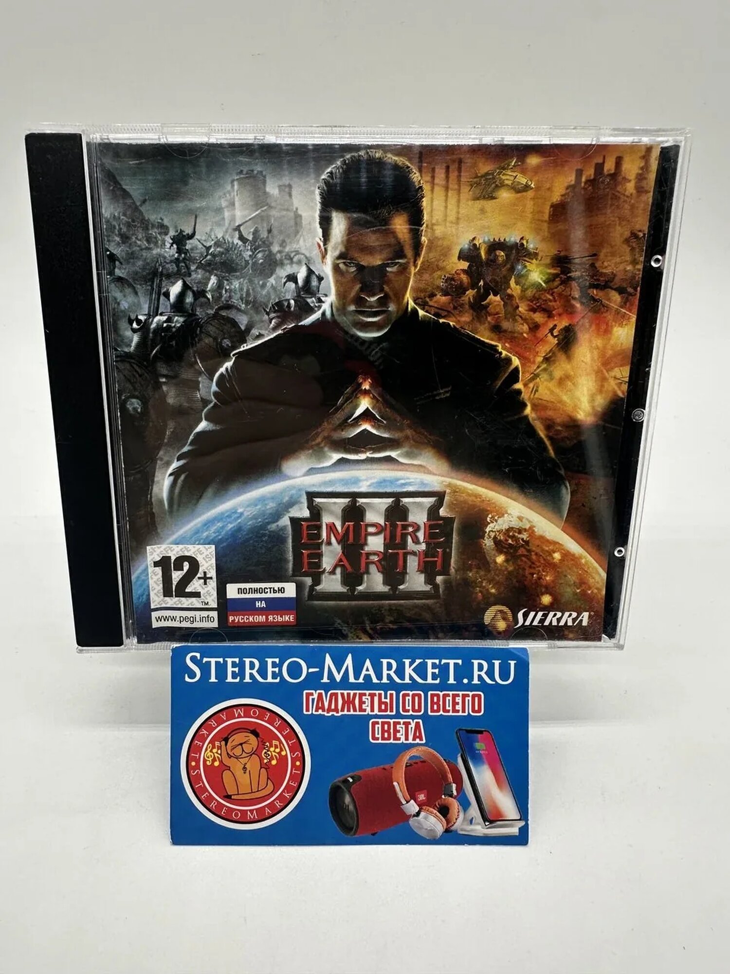 Диск с игрой Empire Earth 3 (русская версия) для пк лицензия