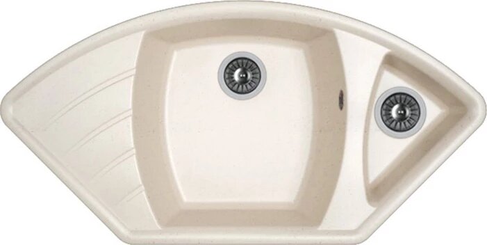 Кухонная мойка Dr.Gans Габи 25.050. E1015.401 101,5x51 см, белый