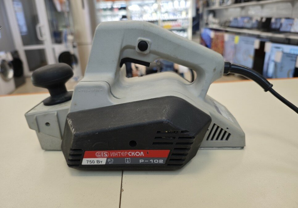 Электрорубанок Интерскол Р-102/1100ЭМ,Б/У,Уценка
