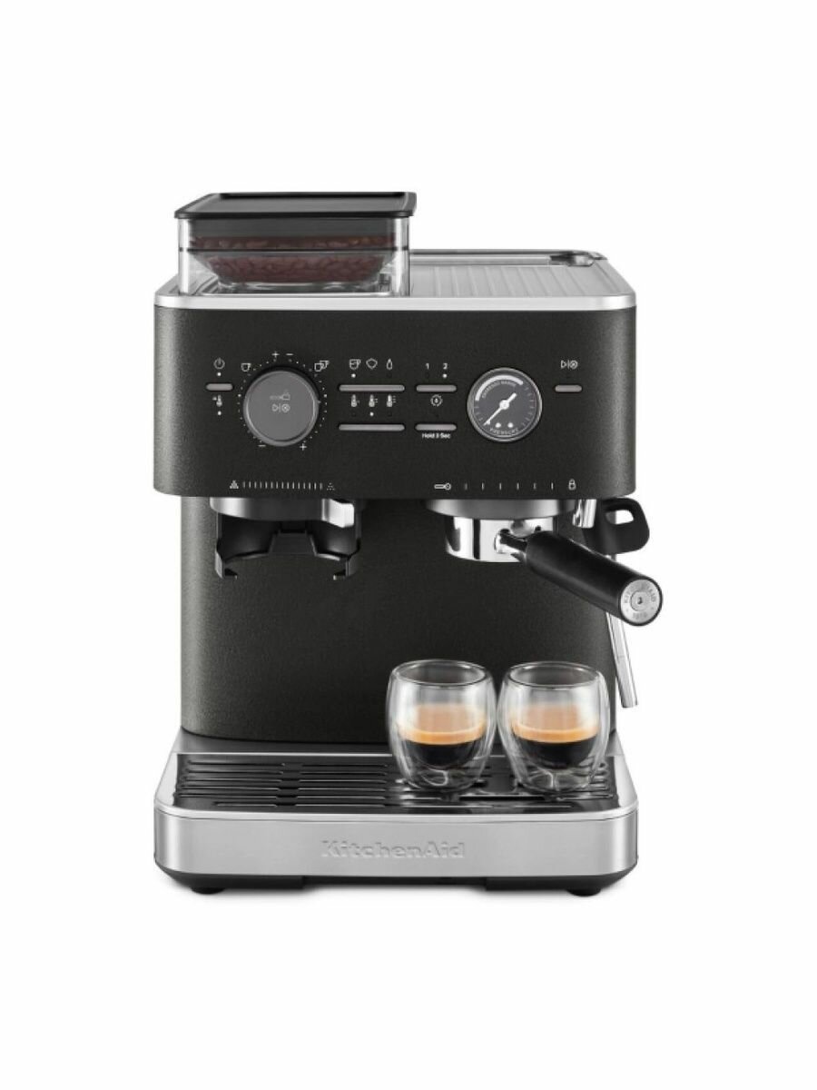 Кофемашина полуавтоматическая KitchenAid 5KES6551EBK, черный чугун