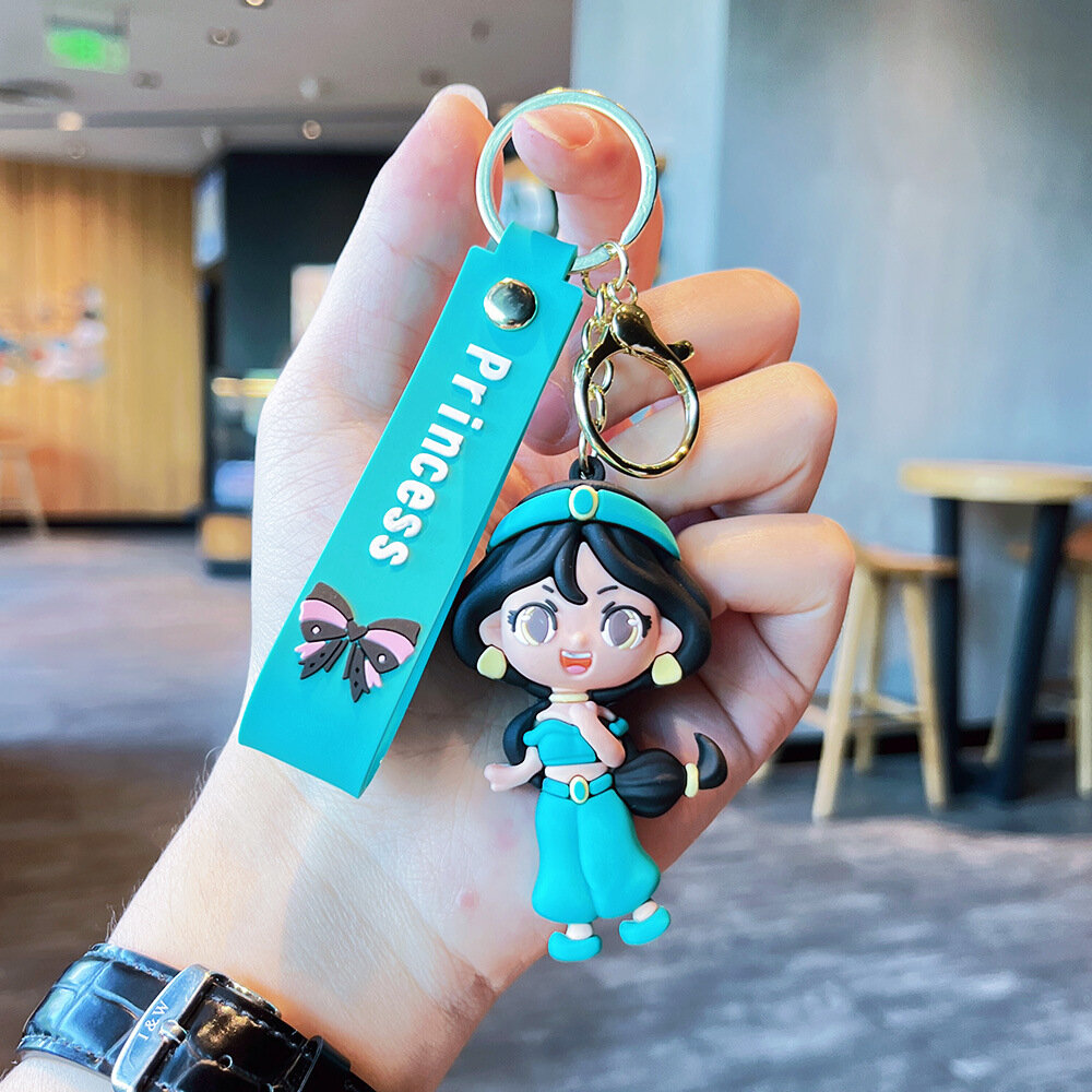 Брелок "Белоснежка из "Холодного сердца", милая кукла, Эльза, подвеска для сумки в виде русалки, подвеска "Холодное сердце", принцесса Жасмин.