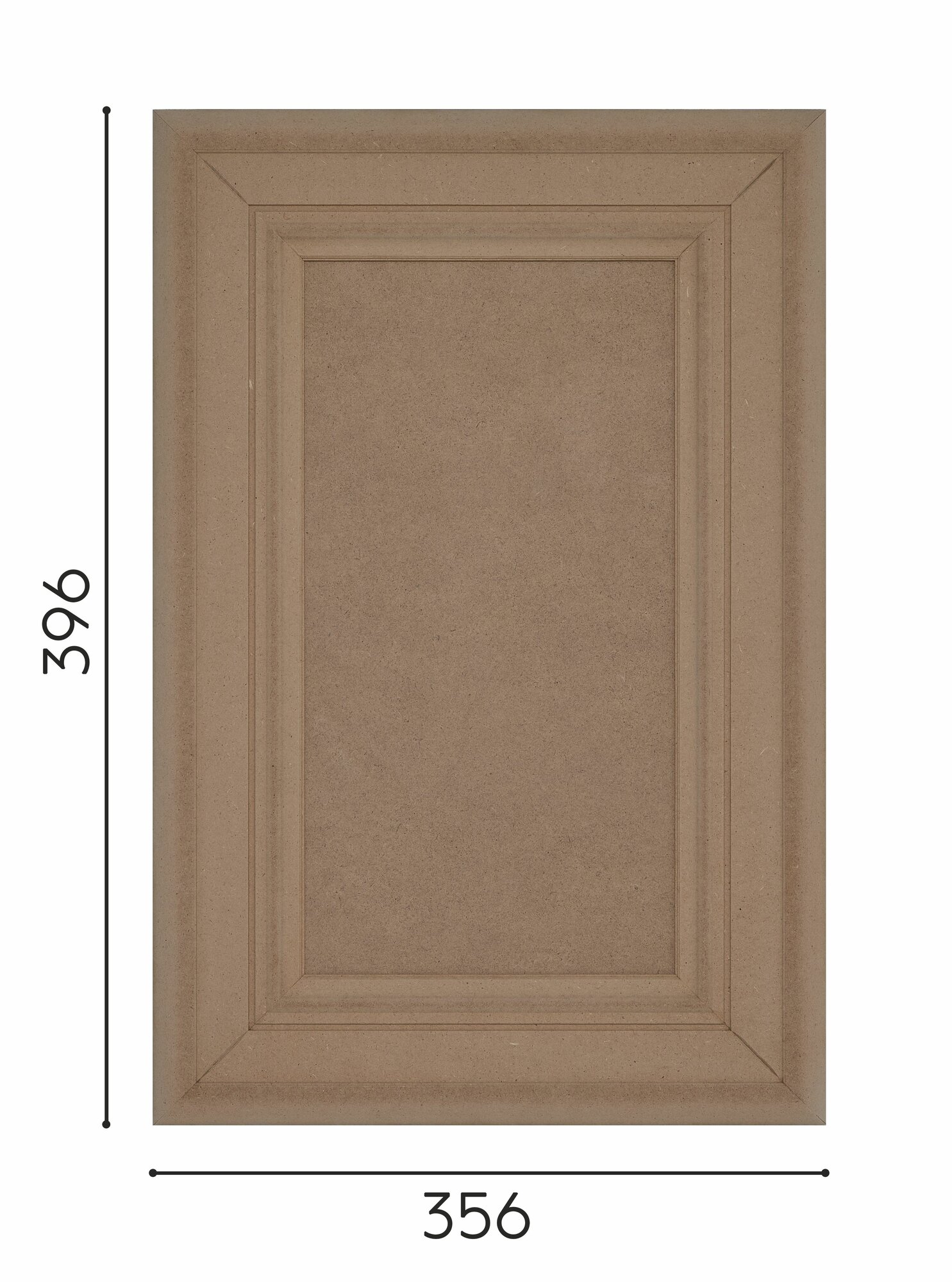 Фасад мебельный МДФ под покраску глухой