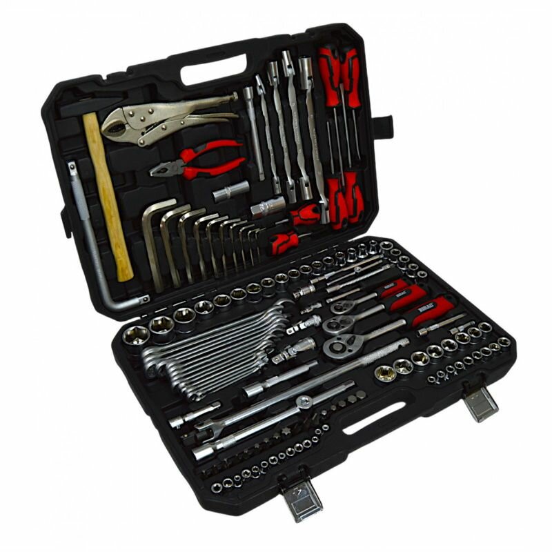 Набор инструментов BRT-132пр 1/4",3/8",1/2" 4-32мм 6-гран. пластик кейс