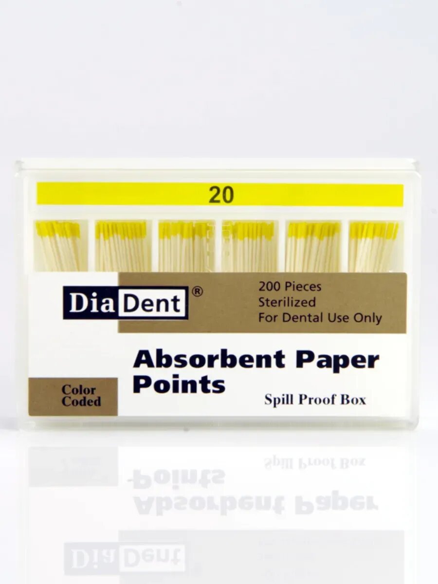 Штифты бумажные, абсорбирующие, 02 №20