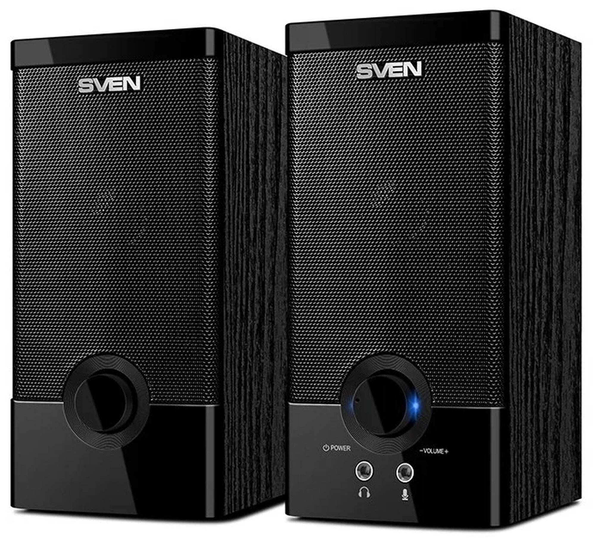 Колонки SVEN SPS-603 sv-015183, MDF-корпус, регулировка громкости, питание через USB