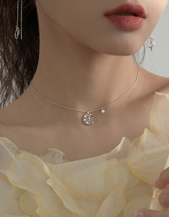 Колье, циркон