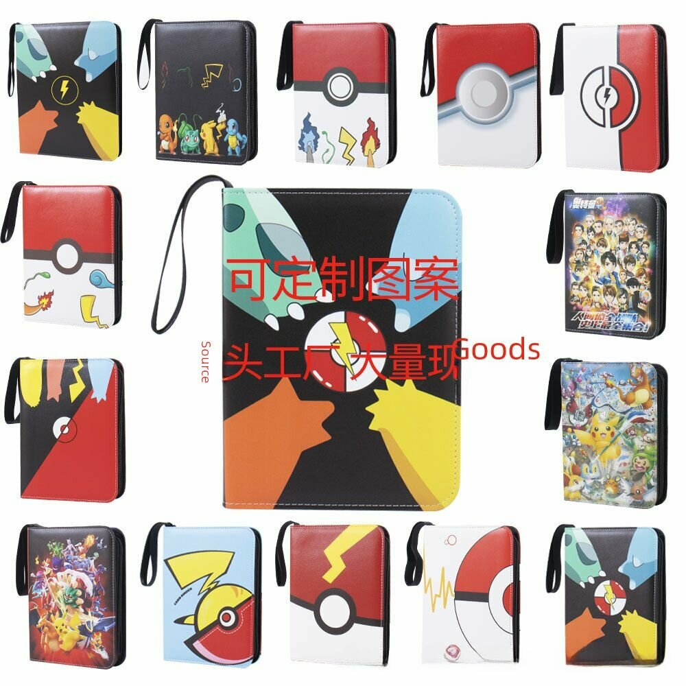 Альбом для хранения 400 карточек Pokemon Cards игрушка, коллекция и прохождение торговой карточной игры Pokemon для детей