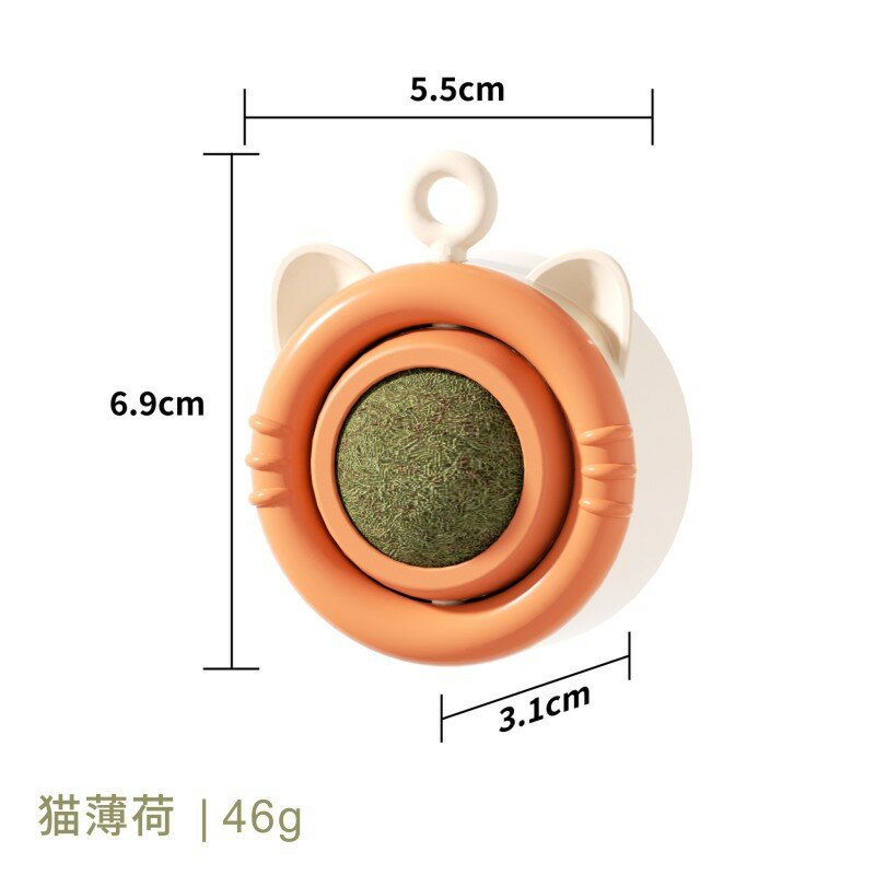 Игрушка для кошек, прорезывание зубов, кошачья мята, фруктовая игрушка для питомцев, лакомство для кошек, игрушка для самостоятельного развлечения, мячик с кошачьей мятой