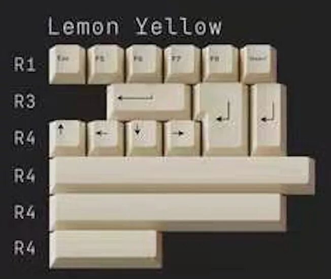 Комплект клавиш GEEKARK Plain White с дополнительным набором цветных клавиш (16 цветов), оригинальный профиль, для
