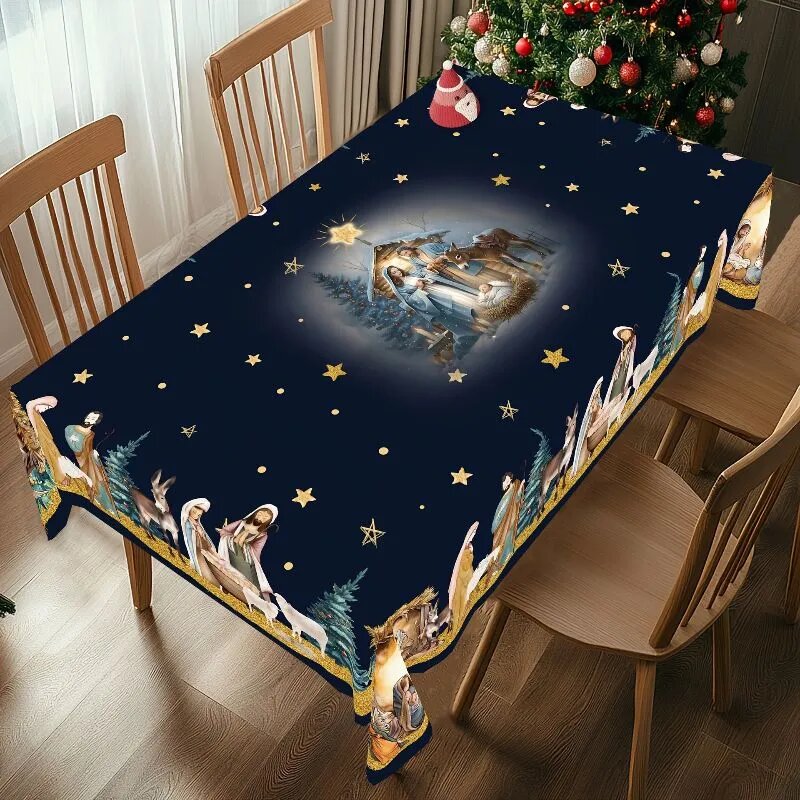 Скатерть Искусственная байка 100x150см