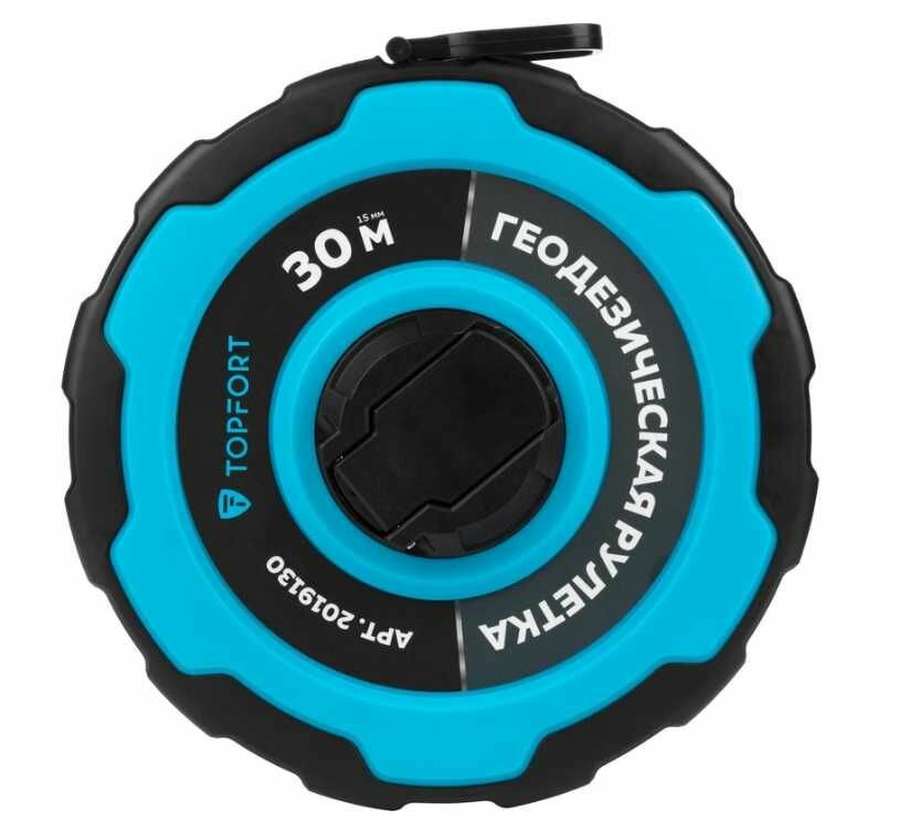 Рулетка TOPFORT MASTER 30мх12,5мм, пластиковый корпус, металл 2019130