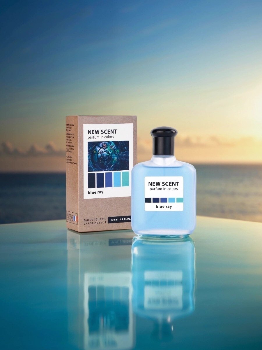 Delta parfum (Red Label). Туалетная вода мужская "New Scent Blue Ray", 100мл.
