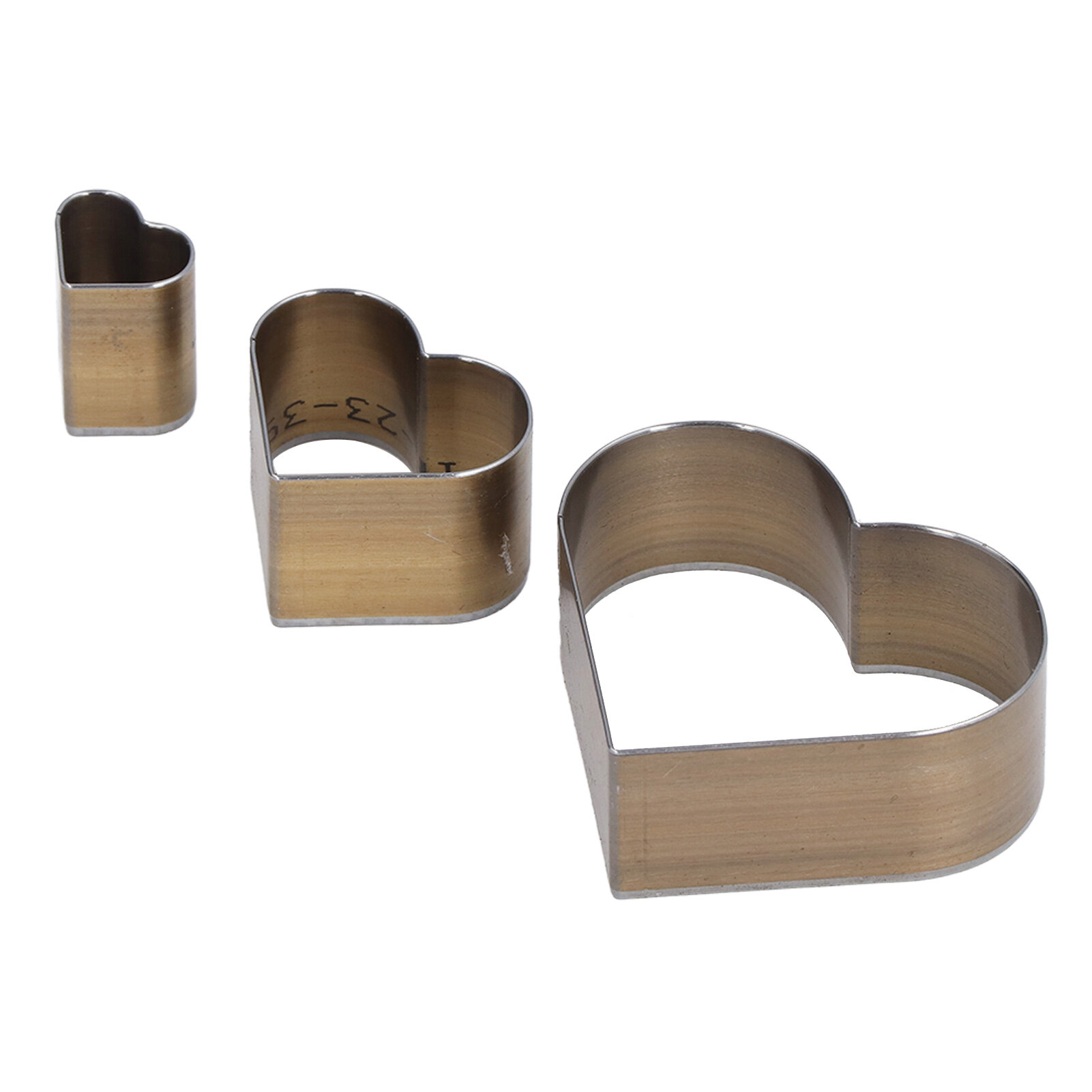 3 шт. Кожаный нож Форма DIY Ручная работа Кожаные изделия Дырокол Резаки для глины Инструменты для изготовления Love Heart Shape