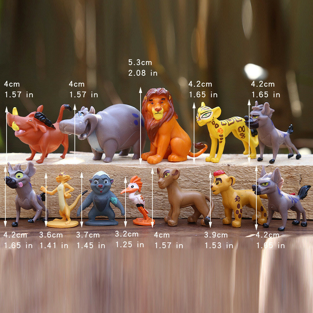 Lion king simba pvc toy figurine for educational interactive play