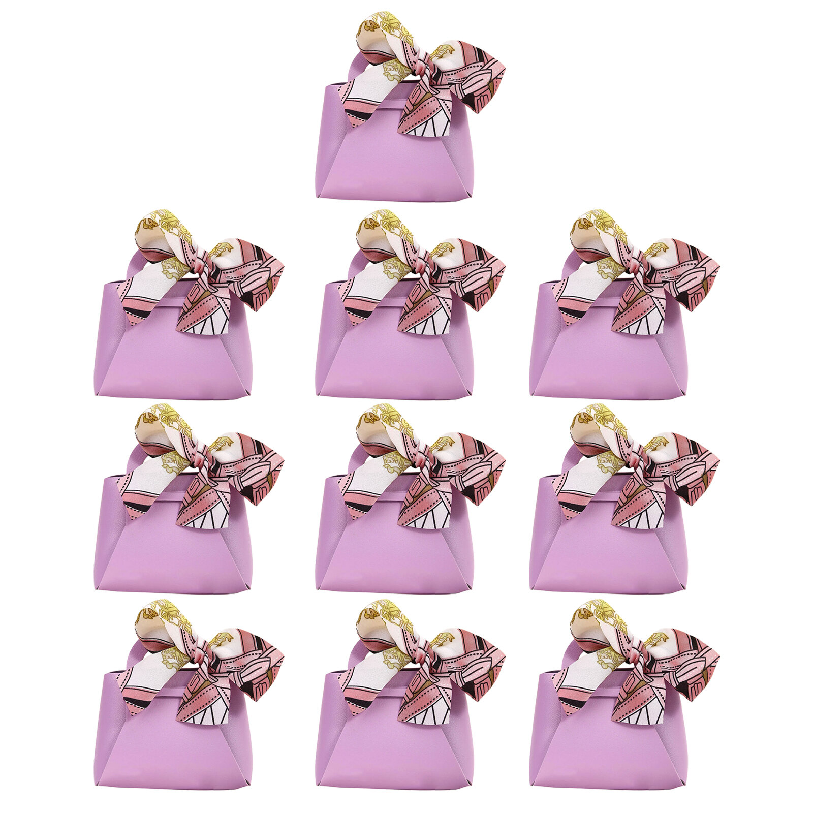 10 штук практичных кожаных кейсов маленькая упаковка для сумочки