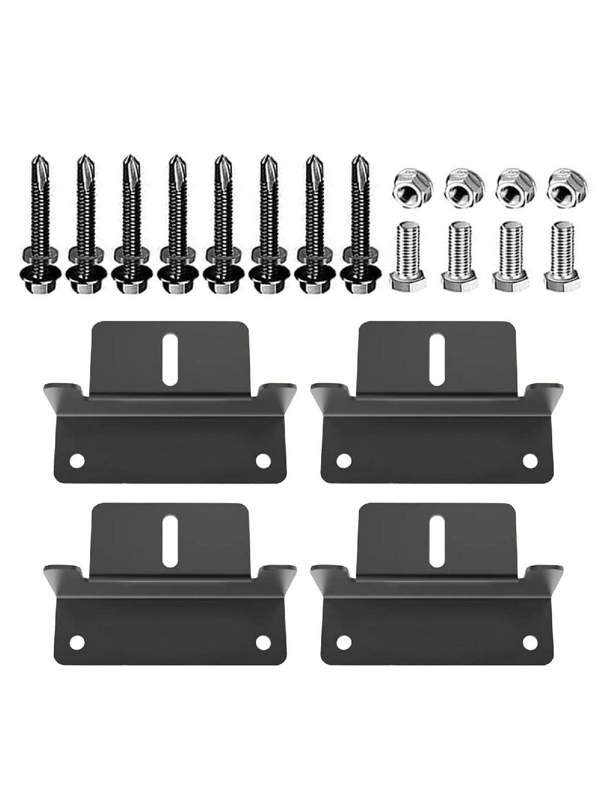 Алюминиевые Солнечные Z-образные кронштейны Для крепления солнечной энергии на крышах