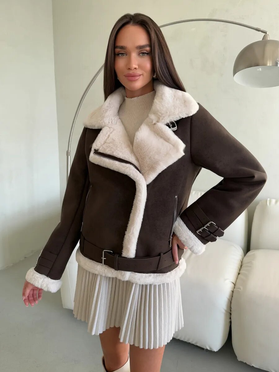 Дублёнка дубленка натуральная зимняя женская