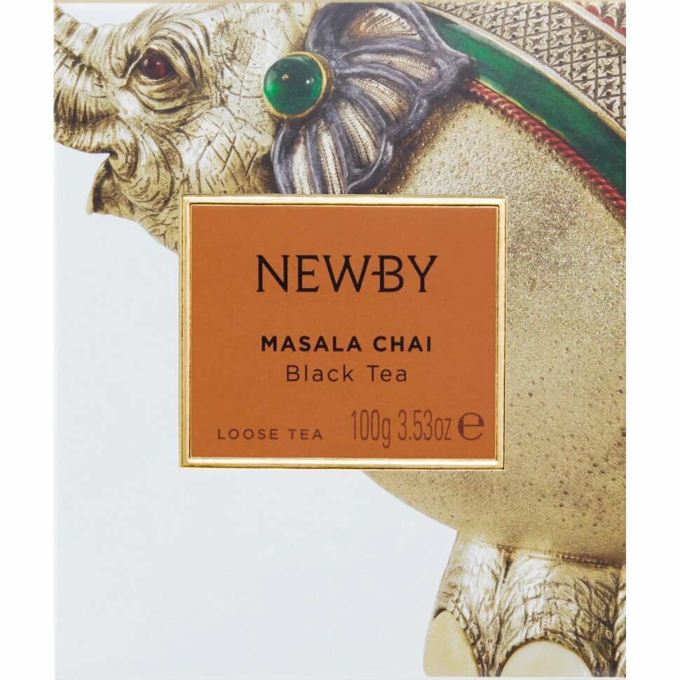 Чай Newby Masala Chai черный листовой Newby, 100г, 1903475