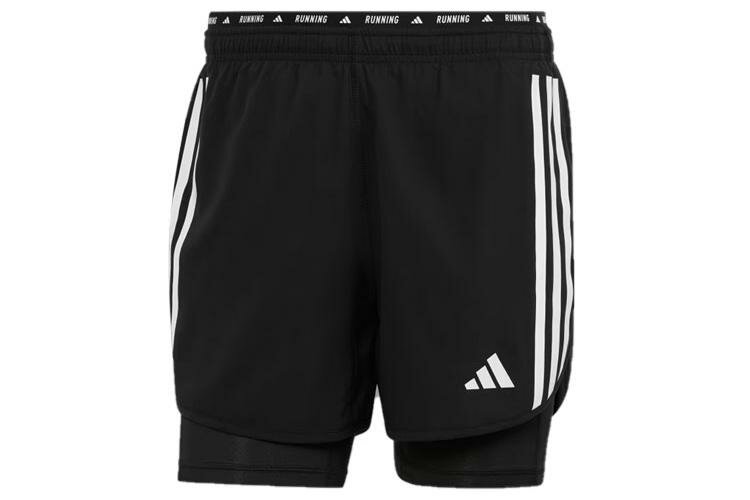 Шорты спортивные adidas Own The Run 3 Stripes 2 in 1
