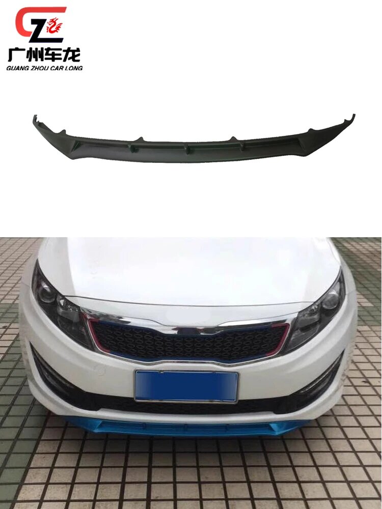 Для Kia K5 2011-2013: Передний сплиттер-диффузор из АБС-пластика, накладка на бампер, элементы обвеса, автозапчасти