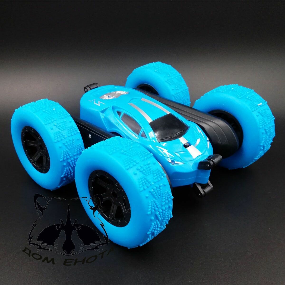 Машинка на радиоуправлении Stunt Car синий. Машинка с ду игрушка