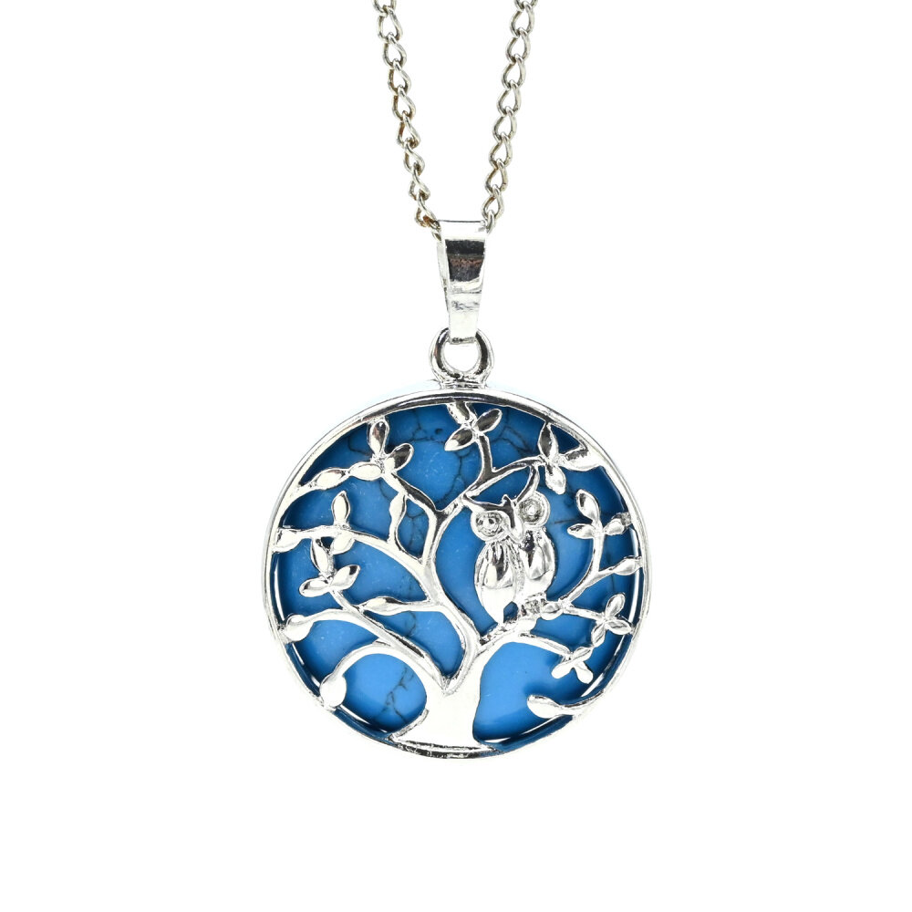 Подвеска, бирюза синтетическая