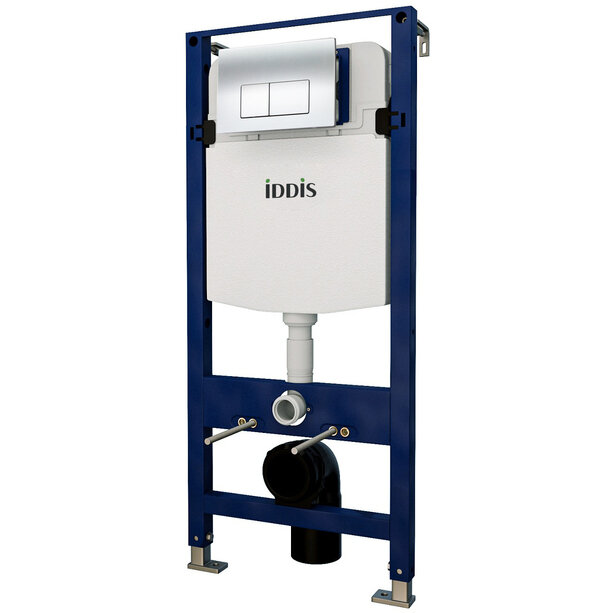 Комплект Iddis (Иддис) Optima Home 2 в 1: инсталляция и клавиша смыва хром OPH00GCi32K