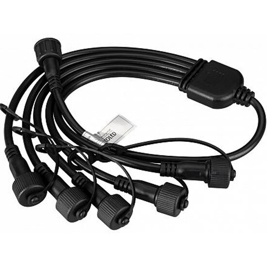 Коннектор питания Ardecoled ARD-CLASSIC-SYNC-RGB Black 230V, 5 ports