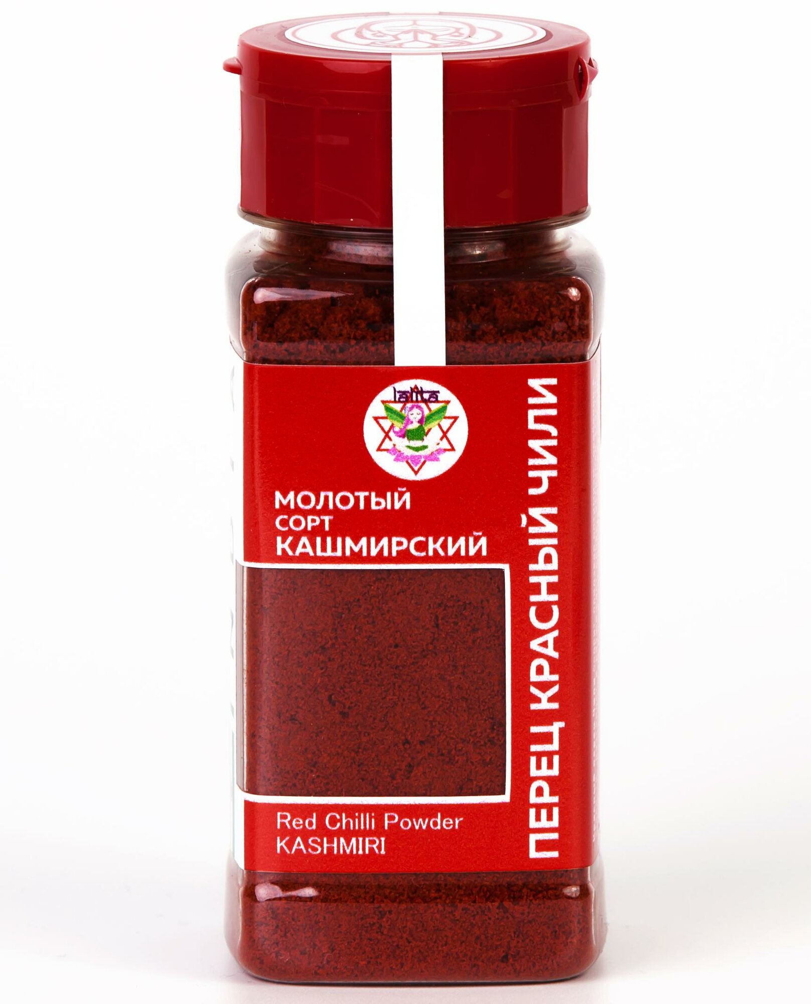 Перец красный чили молотый кашмирский (KASHMIRI), 80 г, пл/уп-ка флип/крышка LALITA®