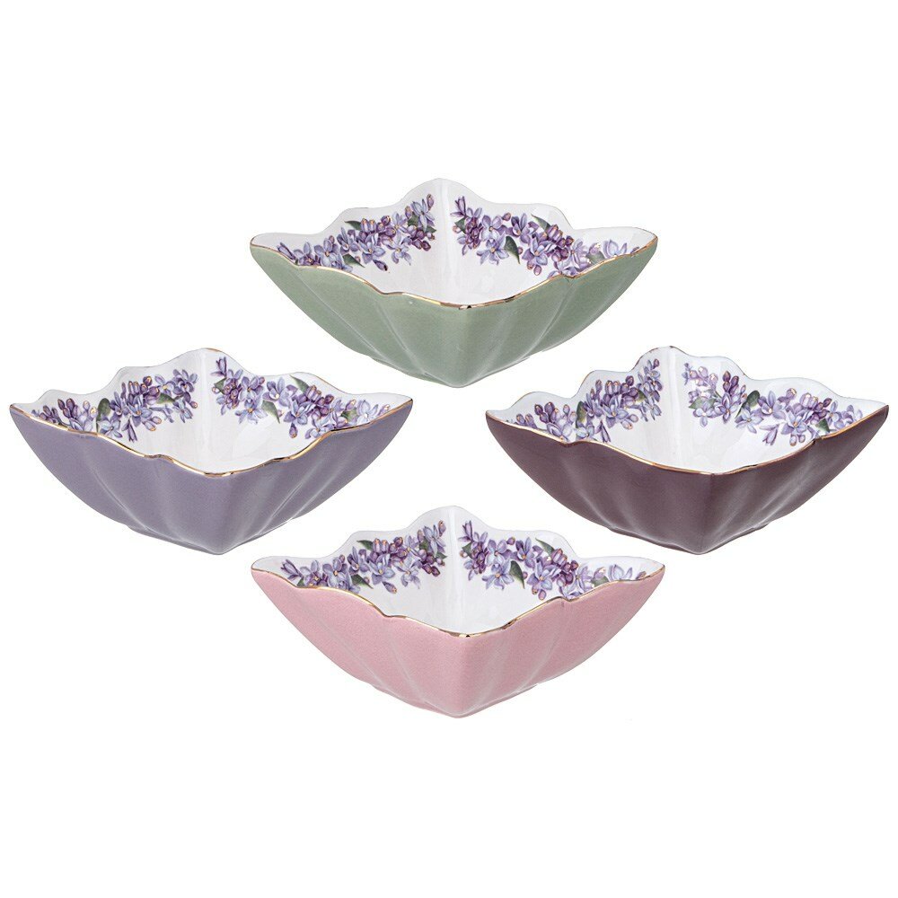 Набор розеток lefard "Lilac" 4 шт 10 см