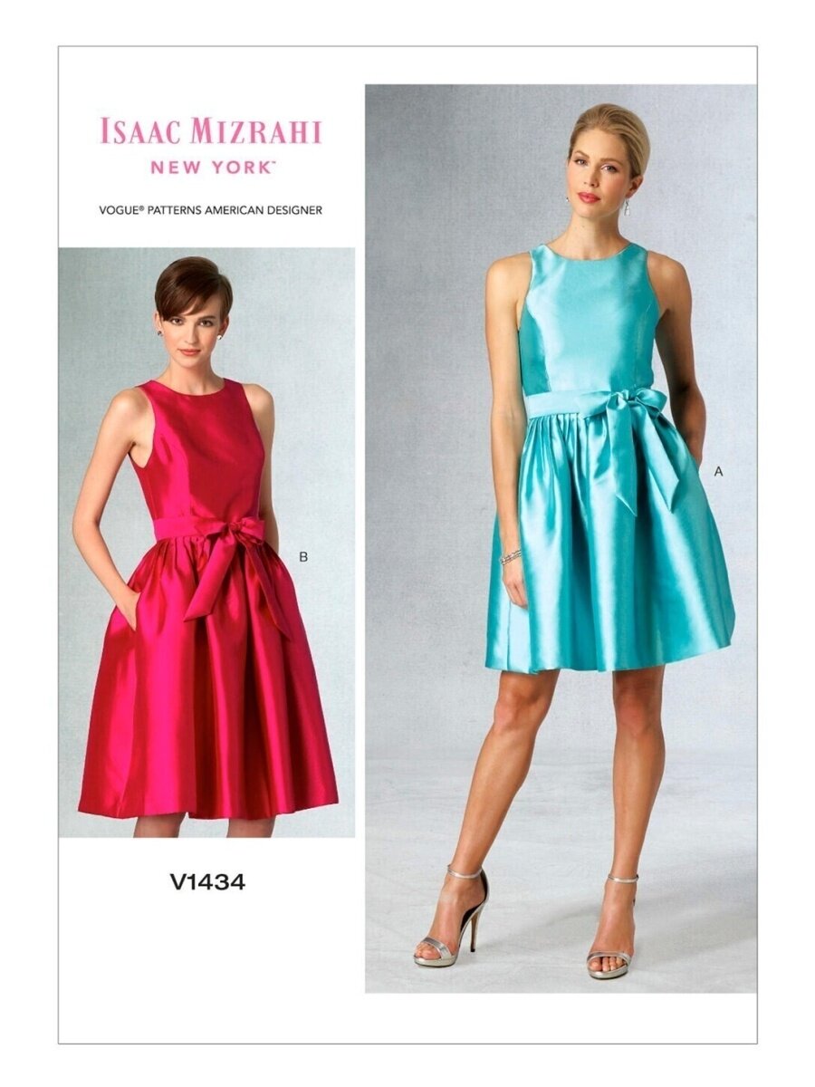 Выкройка VOGUE №1434 Платье